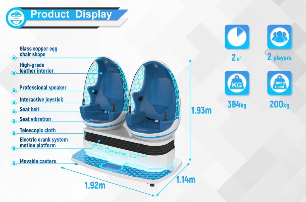 Star Twin 2 Seats VR Games Simulator 9D Virtual Reality Equipment - 9D VR Simulator Virtual ...