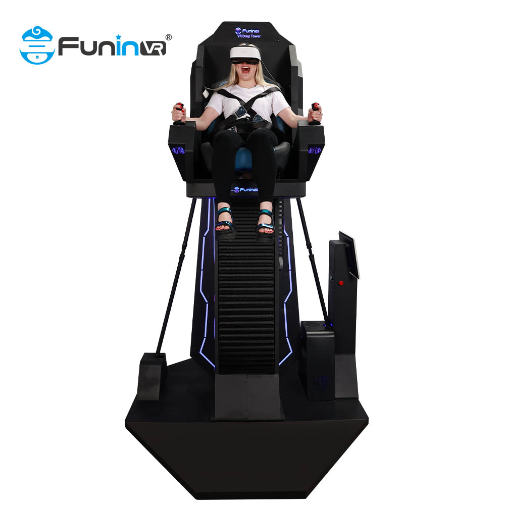 Drop Tower VR Arcade Simulator Virtual Reality Theme Park Machine - 9D ...