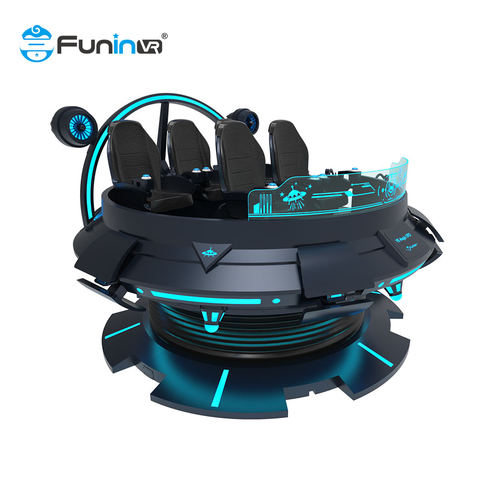 9D Virtual Reality Simulator VR Machine 5 Seats VR Magic Flying UFO - 9D VR Simulator Virtual ...