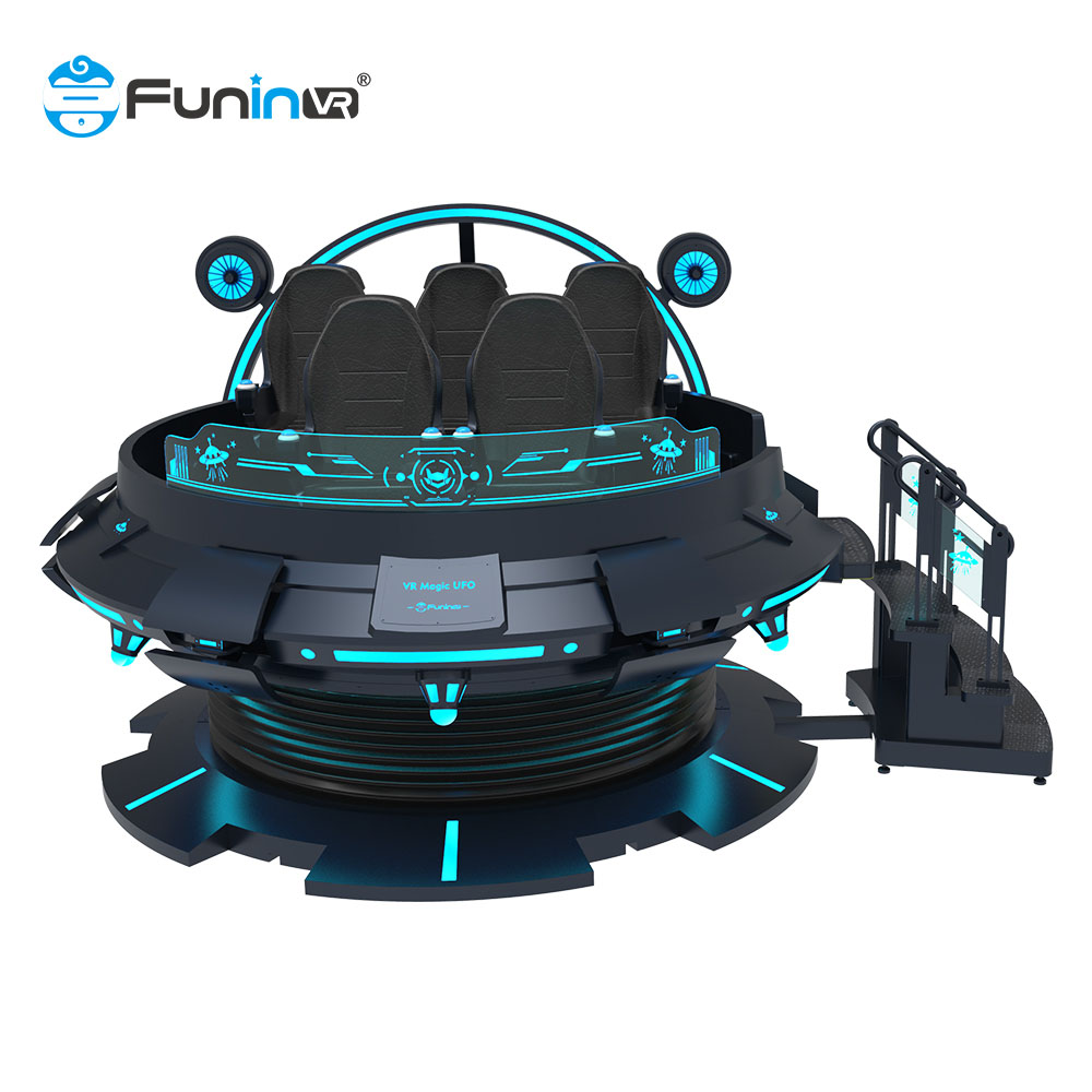 9D Virtual Reality Simulator VR Machine 5 Seats VR Magic Flying UFO ...