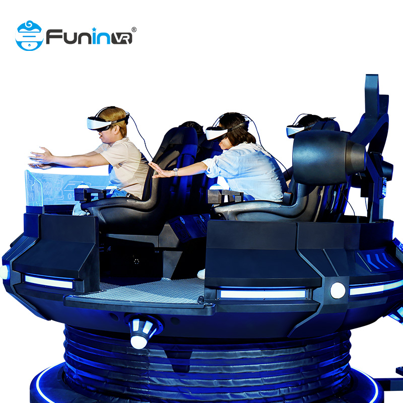 9D Virtual Reality Simulator VR Machine 5 Seats VR Magic Flying UFO ...