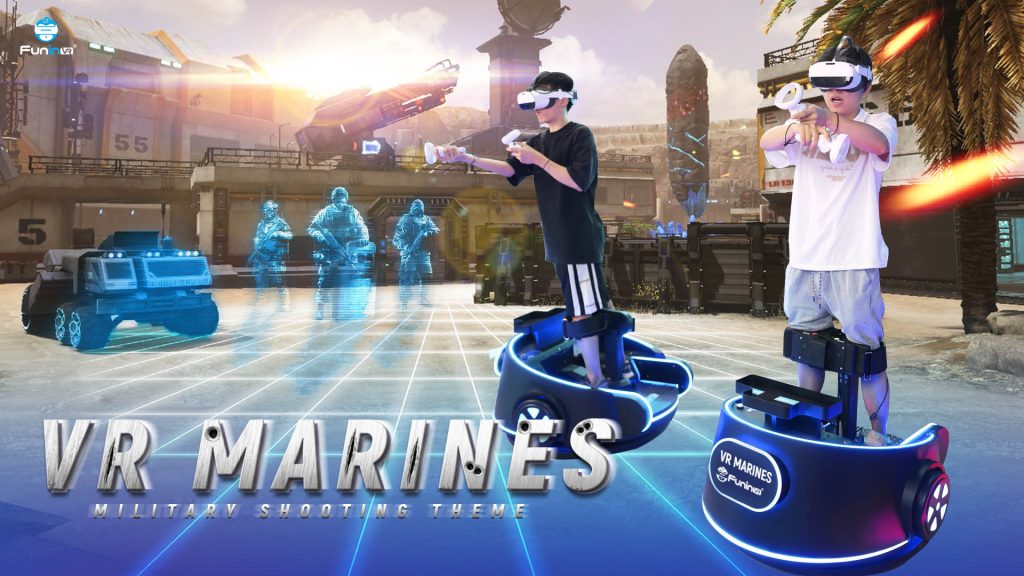 Metaverse VR Marines 9D Simulator Amusement Park VR Arcade Game Machine - 9D VR Arcade Virtual ...