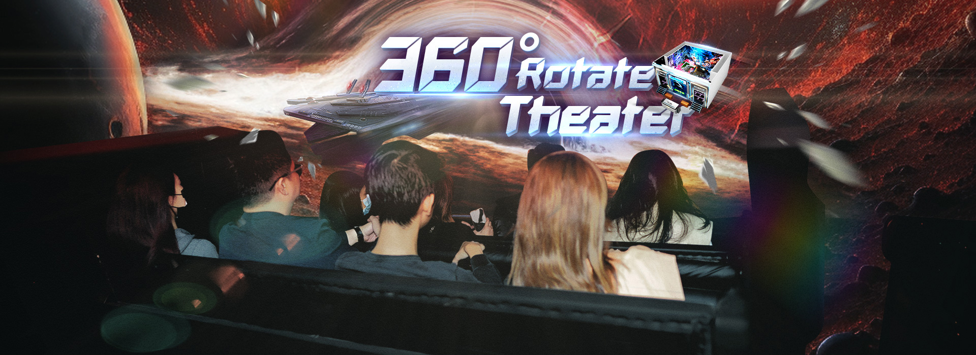 Amusement 360° Rotate Theater Dynamic Cinema Productions - 9D VR ...