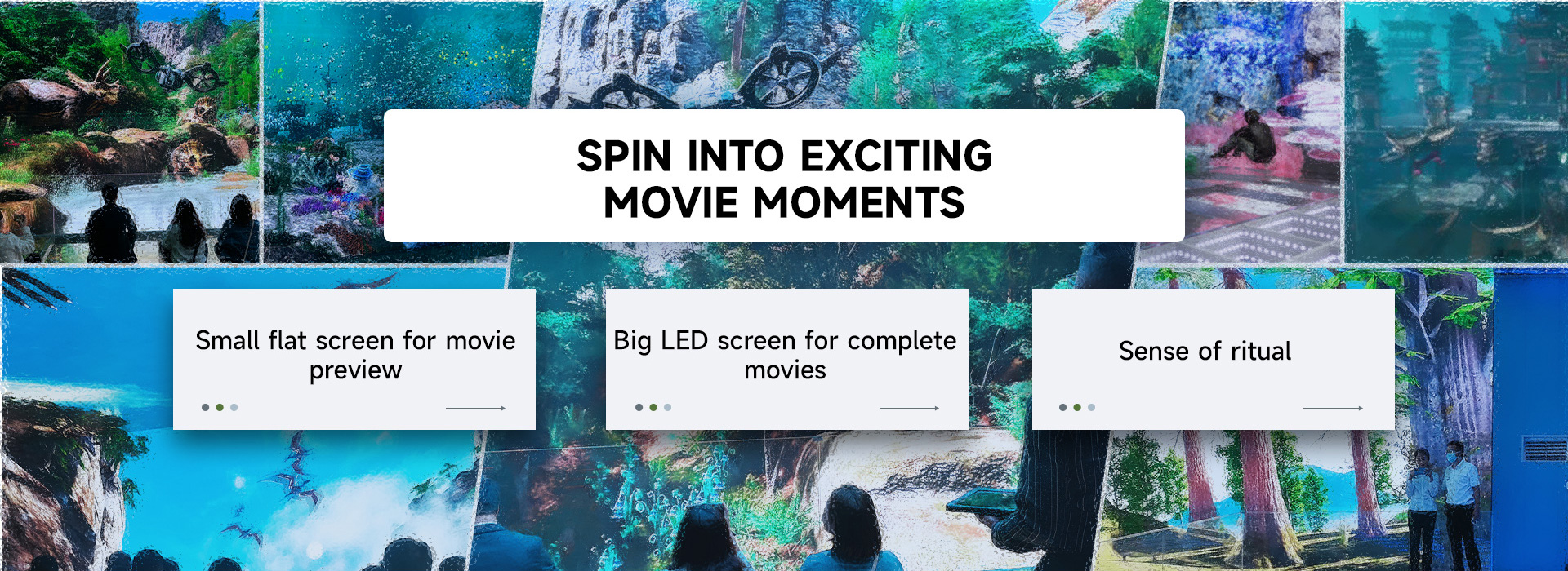 Amusement 360° Rotate Theater Dynamic Cinema Productions - 9D VR ...