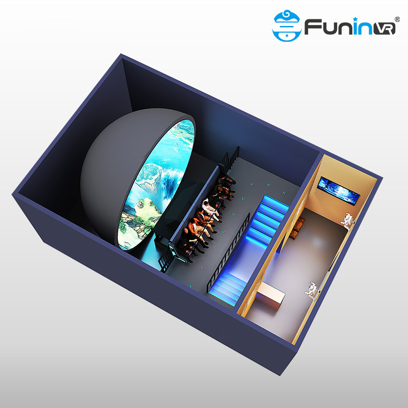 Flying Motion Cinema Immersive Dome Theater Amusement Rides - 9D VR ...