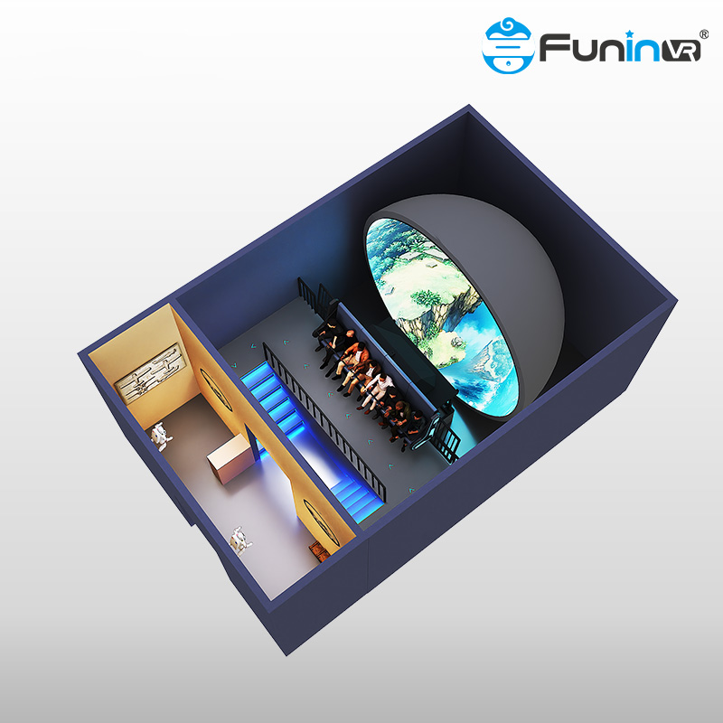 Flying Motion Cinema Immersive Dome Theater Amusement Rides - 9D VR ...